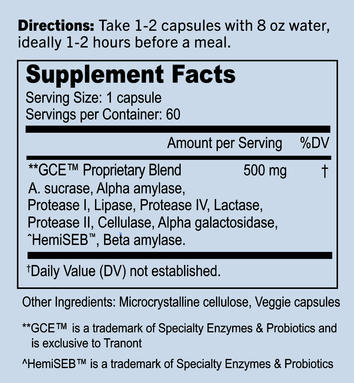 SugR-2-FibR - 500 mg - 60 capsules – My Optivida