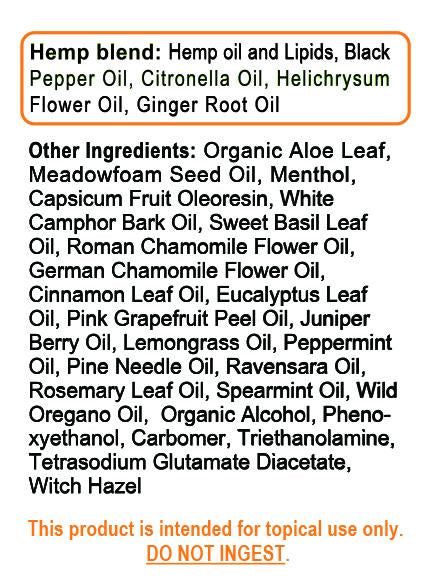 Topical Gel - Hemp Extract - 60ml | Hemp Extract Gel – My Optivida